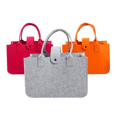 China New Felt Handbag Large Capacity Gift Box Packaging Handbag Thickened Advertising Exhibition Non-woven Bag for sale