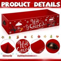 China Wooden Christmas Organizer Desktop Wooden Organizer Home Decoration Storage Wooden Christmas Organizer Box with Handle for sale