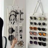 China Popular Home Wall Storage Bag Hair Accessories Glasses Hairpins Jewelry Organizer Headbands Hair Strings Wall Organizer for sale