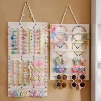 China Popular Home Wall Storage Bag Hair Accessories Glasses Hairpins Jewelry Organizer Headbands Hair Strings Wall Organizer for sale
