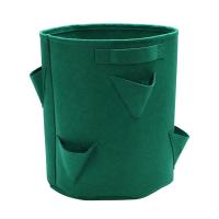 China Custom Potato Vegetable Felt Growing Bucket Felt Non-woven Felt Growing Bucket for sale