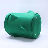China Custom Potato Vegetable Felt Growing Bucket Felt Non-woven Felt Growing Bucket for sale