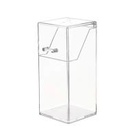 China Factory Custom Transparent Dustproof Cosmetic Acrylic Makeup Brush Storage Case Makeup Brush Organizer for sale