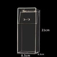 China Factory Custom Transparent Dustproof Cosmetic Acrylic Makeup Brush Storage Case Makeup Brush Organizer for sale