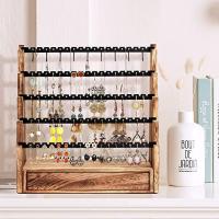 China Large Capacity Stall Earring Display Stand Household Jewelry Necklace Rack Multi-layer Bracelet Storage Rack Display Racks for sale