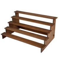China Custom 4-Layer Bamboo Double Tiers for Pot Storage Jewelry Food Storage Rack Organizer for sale
