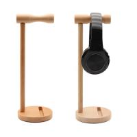 China All Bamboo Headphone Stand Storage Display Rack Hanger Elegant All-Bamboo Product for Headphone Storage and Display for sale