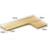 China Factory Wholesale Solid Wooden Floating Storage Shelves Wall Mounted Racks for Living Room Bedroom for sale