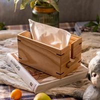 China Solid Wood Lift Tissue Box High-end European Hotel Home Living Room Light Luxury Table Solid Wood Paper Box for sale