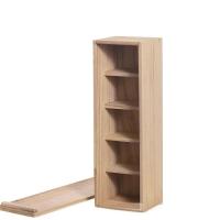 China Hot Selling Wooden Compartmentalized Tea Gift Packing Box with Cover Desktop Items Storage Box Solid Wood Household Sorting Box for sale