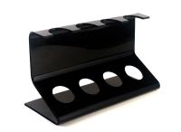 China Double Tiers Transparent Acrylic Display Stand Standing Type for Cutlery and Tableware Soup Spoon Base Exhibition for sale