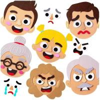 China Cute Preschool Feelings Activities Social Emotional Learning Toys for Toddlers Face Game for Kids for sale