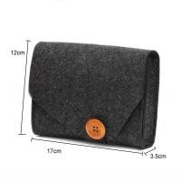 China Mobile Power Charger Storage Bag Multi-purpose Digital Accessories Organizer Bag Felt Card Coin Wallet for sale