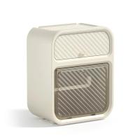 China Bathroom Tissue Box with Top Storage Drawer Wall Mounted Punch Free Adhesive for Toilet Paper Cosmetics for sale