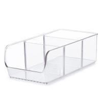 China Kitchen Tea Bag Storage Box Coffee Sugar Bag Cotton Swabs Desktop Small Card Display Box Debris Plastic Partition Shelf for sale