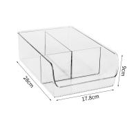 China Kitchen Tea Bag Storage Box Coffee Sugar Bag Cotton Swabs Desktop Small Card Display Box Debris Plastic Partition Shelf for sale