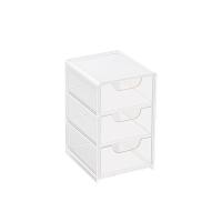 China Transparent Multifunctional Acrylic Storage Box Clear Organizer for Makeup Jewelry Contact Lenses Desktop Vanity Organizer for sale