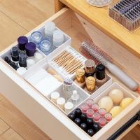 China Transparent Multifunctional Acrylic Storage Box Clear Organizer for Makeup Jewelry Contact Lenses Desktop Vanity Organizer for sale