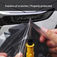 China UV Color Changing Car Headlight Film TPU TPH White to Black White to Purple Photochromatic Headlight Tint 1.52m x 0.3m for sale