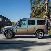 China TPU Chameleon Car Wrap Vinyl 1.52m x 15m Camouflage Green Red High Gloss Paint Protection Film for sale