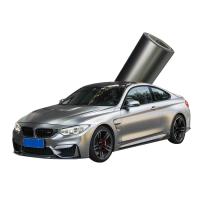 China TPU Matte Liquid Silver Colored Paint Protection Film 1.52x16.5m Roll 7.5mil for sale
