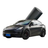 China TPU Matte Black Ore Restorable Color PPF Film 1.52x16.5m 7.5mil Self-Healing Paint Protection for sale
