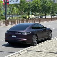 China TPU Satin Black Magic Purple Color Changing PPF Film 1.52x15m Roll Self Adhesive Car Wrap Paint Protection Film for sale