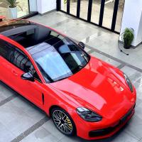China TPU Begonia Red Color Changing Paint Protection Film 1.52x16.5m 7.5mil for sale