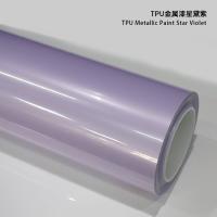 China TPU Purple Series Glossy Car Paint Protection Film 1.52x15m 7.5mil Color Change PPF for sale