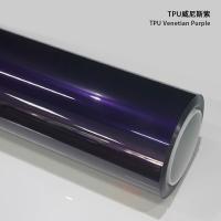 China TPU Purple Series Glossy Car Paint Protection Film 1.52x15m 7.5mil Color Change PPF for sale