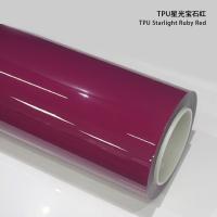 China TPU Red Series Colored PPF Film 1.52x15m Self Healing High Gloss Anti Scratch Car Wrap for sale