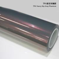 China TPU Chameleon Car Wrap Vinyl 1.52x15m Self Healing Premium Sticker Green Purple Camouflage for sale