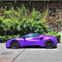 China TPU Color Change Car Wrap Film 1.52x15m Roll Self-Adhesive Purple Explosion Paint Protection PPF for sale