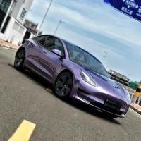 China TPU Purple Paint Protection Film 1.52x15m 7.5mil Self-Healing Car Wrap PPF Color Change for sale
