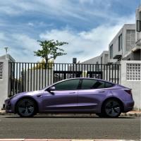 China TPU Purple Paint Protection Film 1.52x15m 7.5mil Self-Healing Car Wrap PPF Color Change for sale