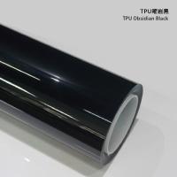 China TPU Obsidian Black Color PPF Film 1.52x15m 7.5mil Paint Protection Anti-scratch Car Wrap for sale