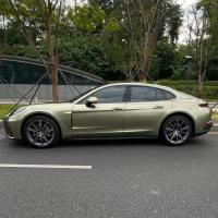 China TPU Painted Olive Green 1.52m x 15m No Glue Dyed Colored PPF Self-healing Car Wrap Paint Protection Hydrophobic Film for sale