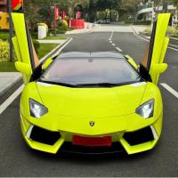 China TPU Acid Green Colored PPF Film 7.5mil Self Healing Car Wrap 1.52x15m Anti Scratch High Gloss for sale