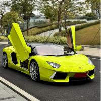 China TPU Acid Green Colored PPF Film 7.5mil Self Healing Car Wrap 1.52x15m Anti Scratch High Gloss for sale