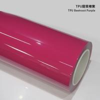 China TPU Beetroot Purple Paint Protection Film 1.52x15m Anti Scratch Car Wrap PPF 7.5mil for sale