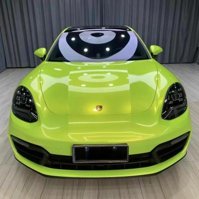 China TPU Fantasy Fluorescent Yellow 7.5mil Self Healing Color Change Paint Protection Film Gloss Wet 1.52x15m for sale