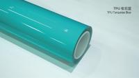 China TPU Turquoise Blue Car Wrap Film 1.52x15m 7.5mil Color Change PPF Paint Protection Vinyl for sale