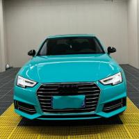 China TPU Turquoise Blue Car Wrap Film 1.52x15m 7.5mil Color Change PPF Paint Protection Vinyl for sale