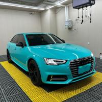 China TPU Turquoise Blue Car Wrap Film 1.52x15m 7.5mil Color Change PPF Paint Protection Vinyl for sale