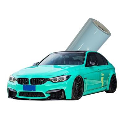 China TPU Baby Blue Color PPF Paint Protection Film 1.52x16.5m 7.5mil Self-Healing Car Wrap for sale