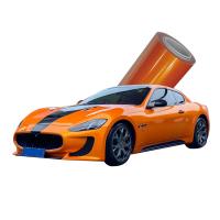 China TPU Racing Orange Color PPF Film 1.52x16.5m 7.5mil Self-Healing Paint Protection for sale