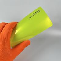 China Magic Gold Fluorescence Car Wrap Vinyl Roll 1.52x17m Removable Adhesive Film for sale