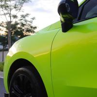 China Magic Gold Fluorescence Car Wrap Vinyl Roll 1.52x17m Removable Adhesive Film for sale