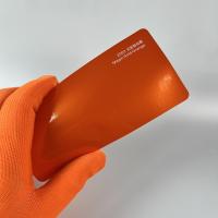China Orange Car Bonnet Sticker PVC Decorative Film 1.52x17m Removable Adhesive Vehicle Wrap for sale