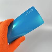 China Sky Blue Car Vinyl Wrap Film Roll 1.52x17m 160 Micron Removable Adhesive for sale